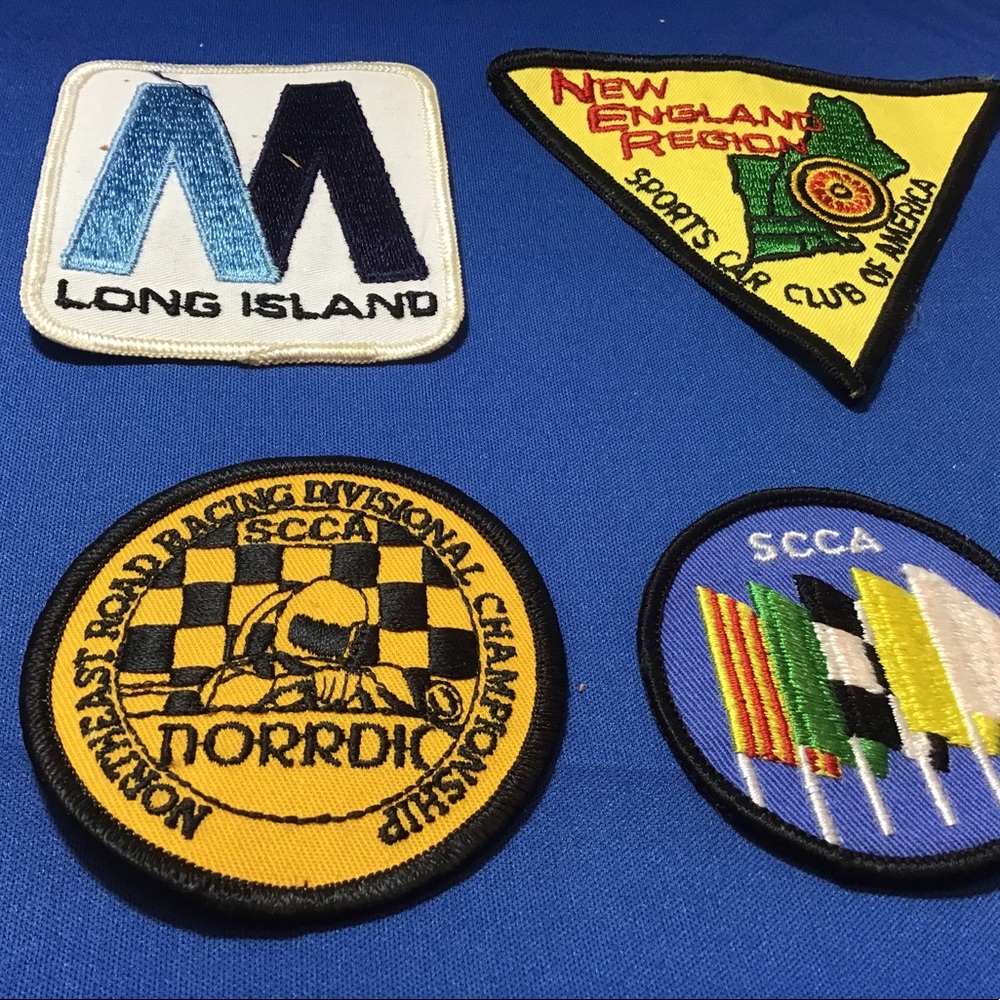 Vintage Northeast Race Car Patches - Gem